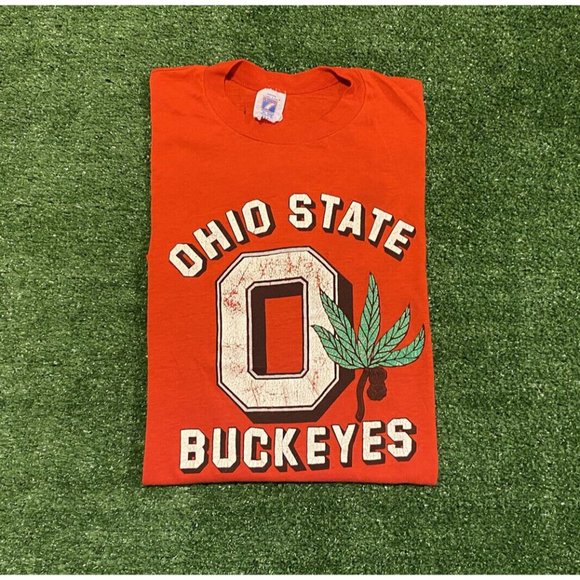 LOGO 7 | Shirts | Vintage Logo 7 Ohio State Buckeyes Spell Out Logo ...